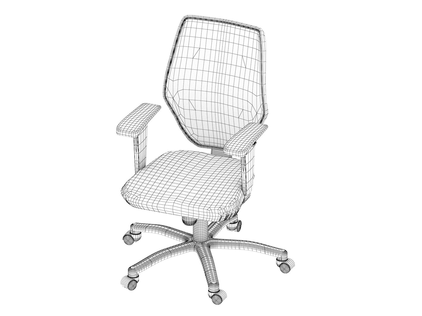 3D Office Chair Model - TurboSquid 1790609