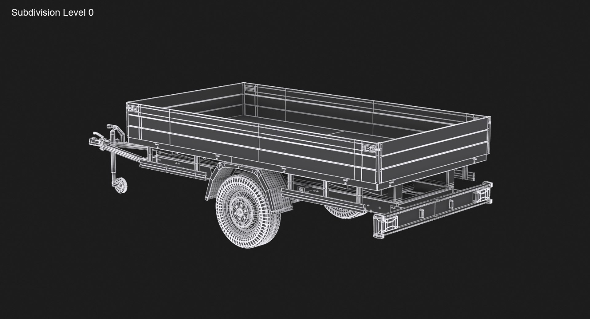 3d Model Transport Trailer