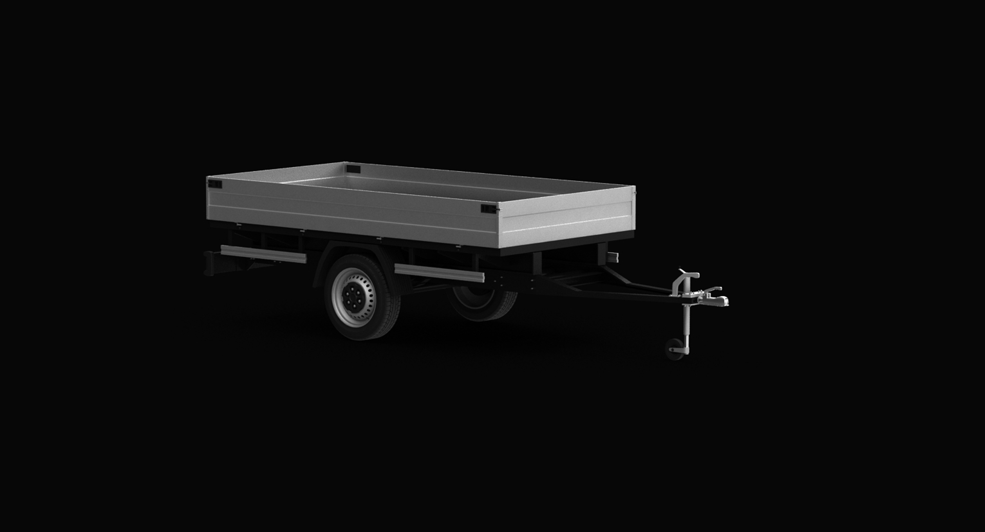 3d Model Transport Trailer