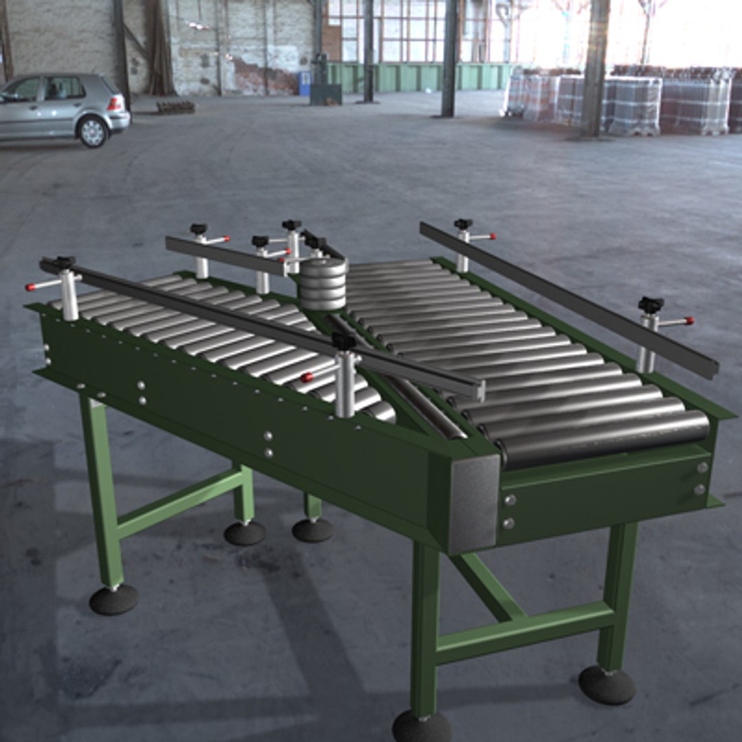 Roller Conveyors Construction Kit 3d Model