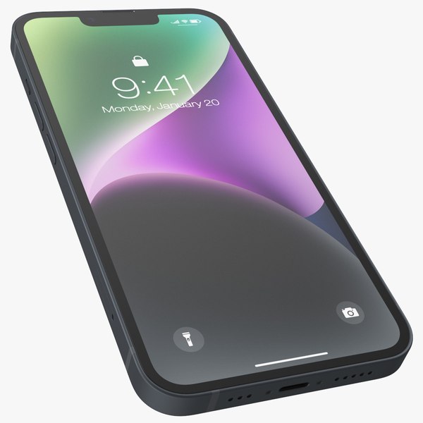 Apple iPhone 14 Midnight 3D model - TurboSquid 1980792