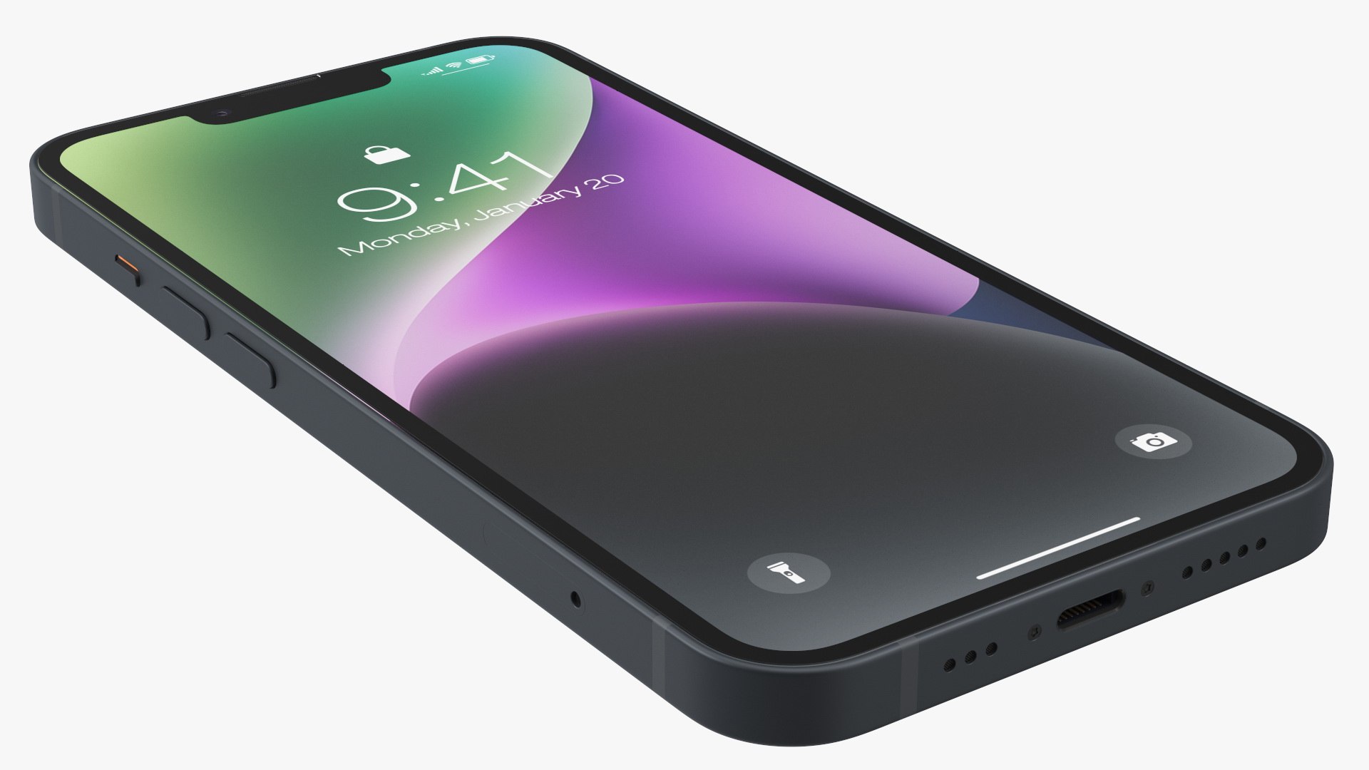 Apple IPhone 14 Midnight 3D Model - TurboSquid 1980792