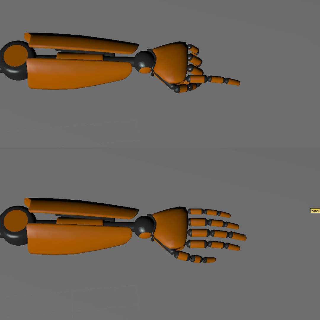 3d Robot Rigged Model