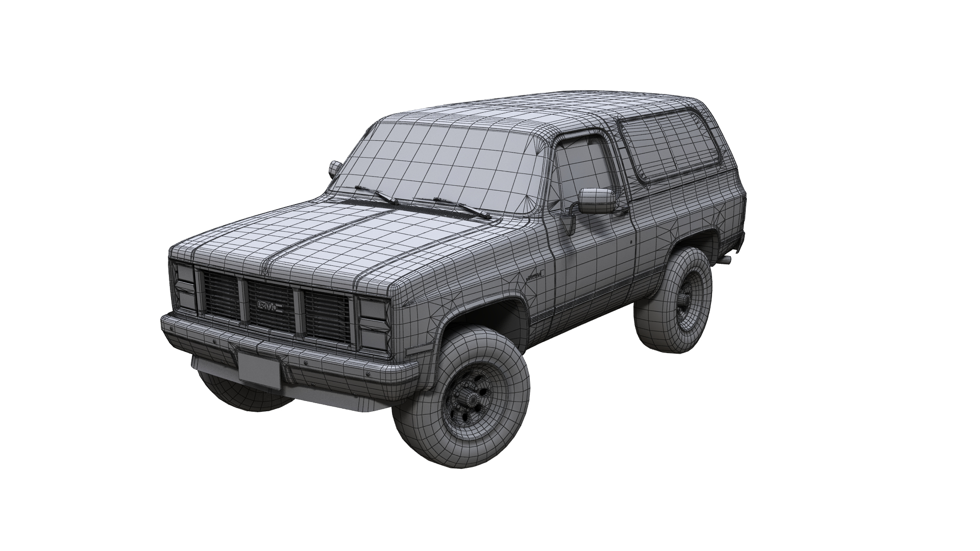 GMC Jimmy 1985 3D - TurboSquid 2057105