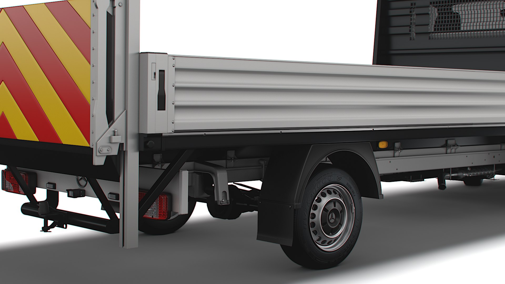 Mercedes Benz Sprinter Dropside Tail Lift 2018 3D Model - TurboSquid ...