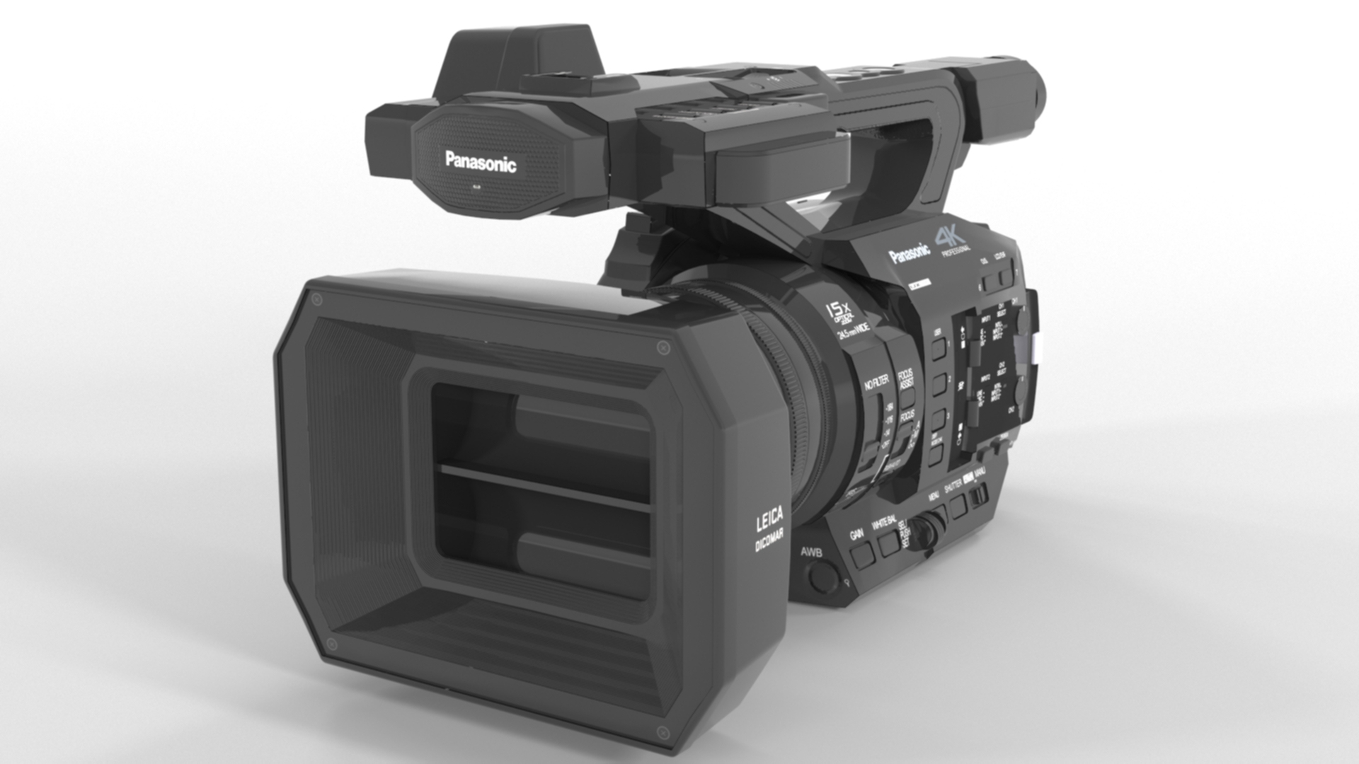 3D Panasonic Ag-UX90 4K Professional Camcorder - TurboSquid 2234649