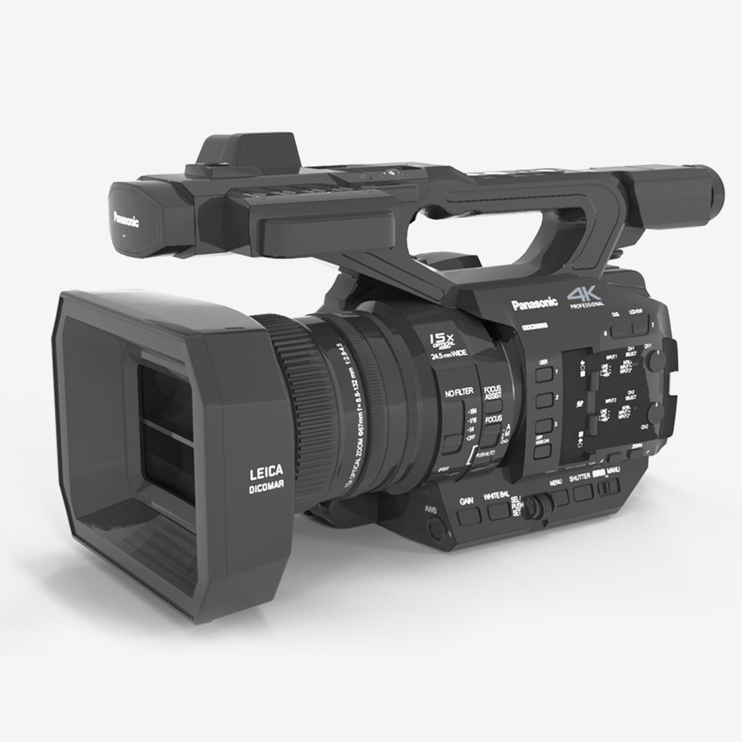 3D Panasonic Ag-UX90 4K Professional Camcorder - TurboSquid 2234649