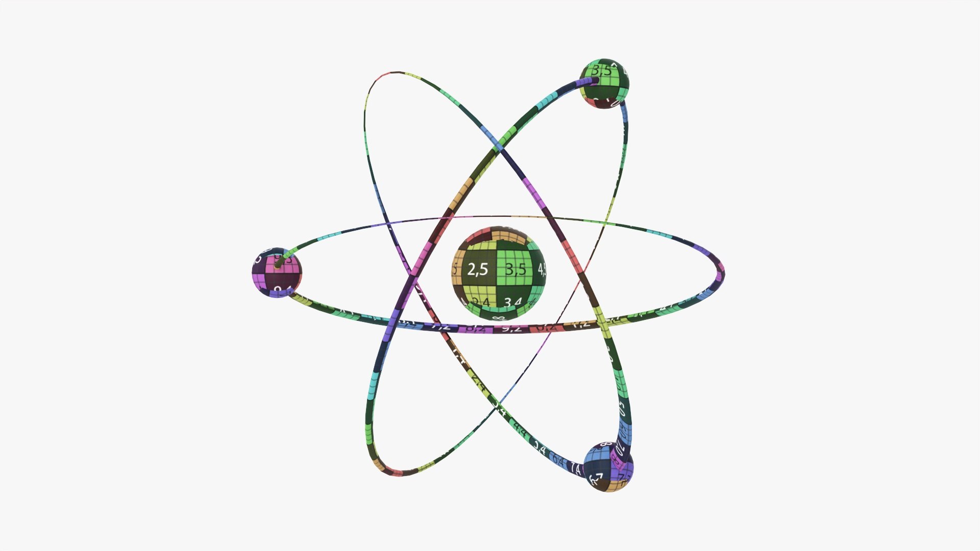 3D Planetary Atomic Model 03 - TurboSquid 1754349