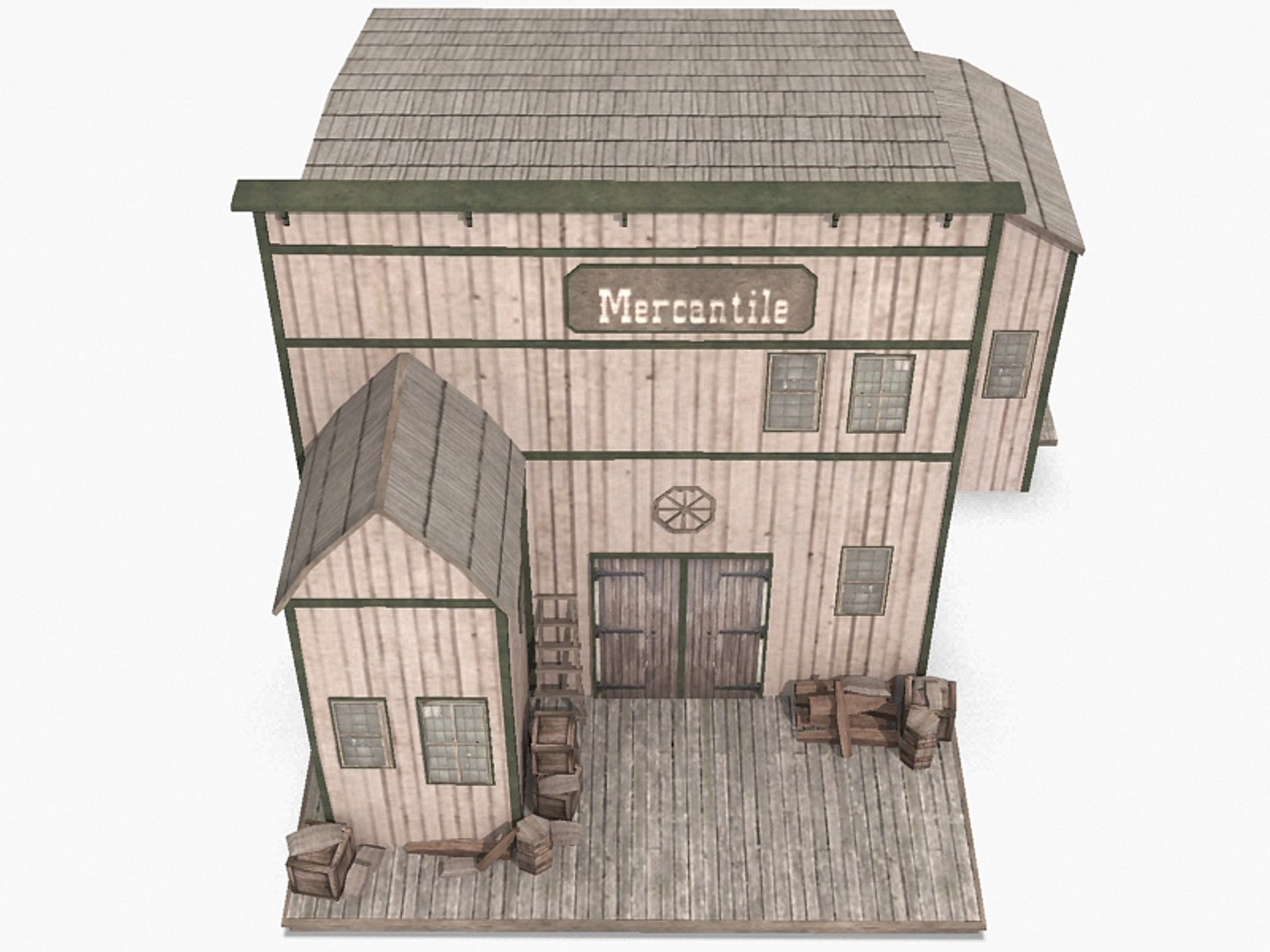 Western Store 3d Model