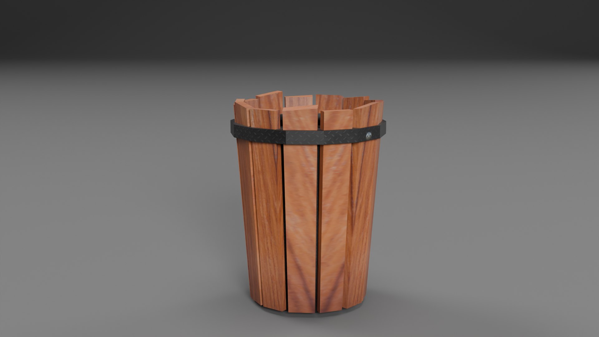 3D Model Low Poly Bench And Trash Props - TurboSquid 2344204