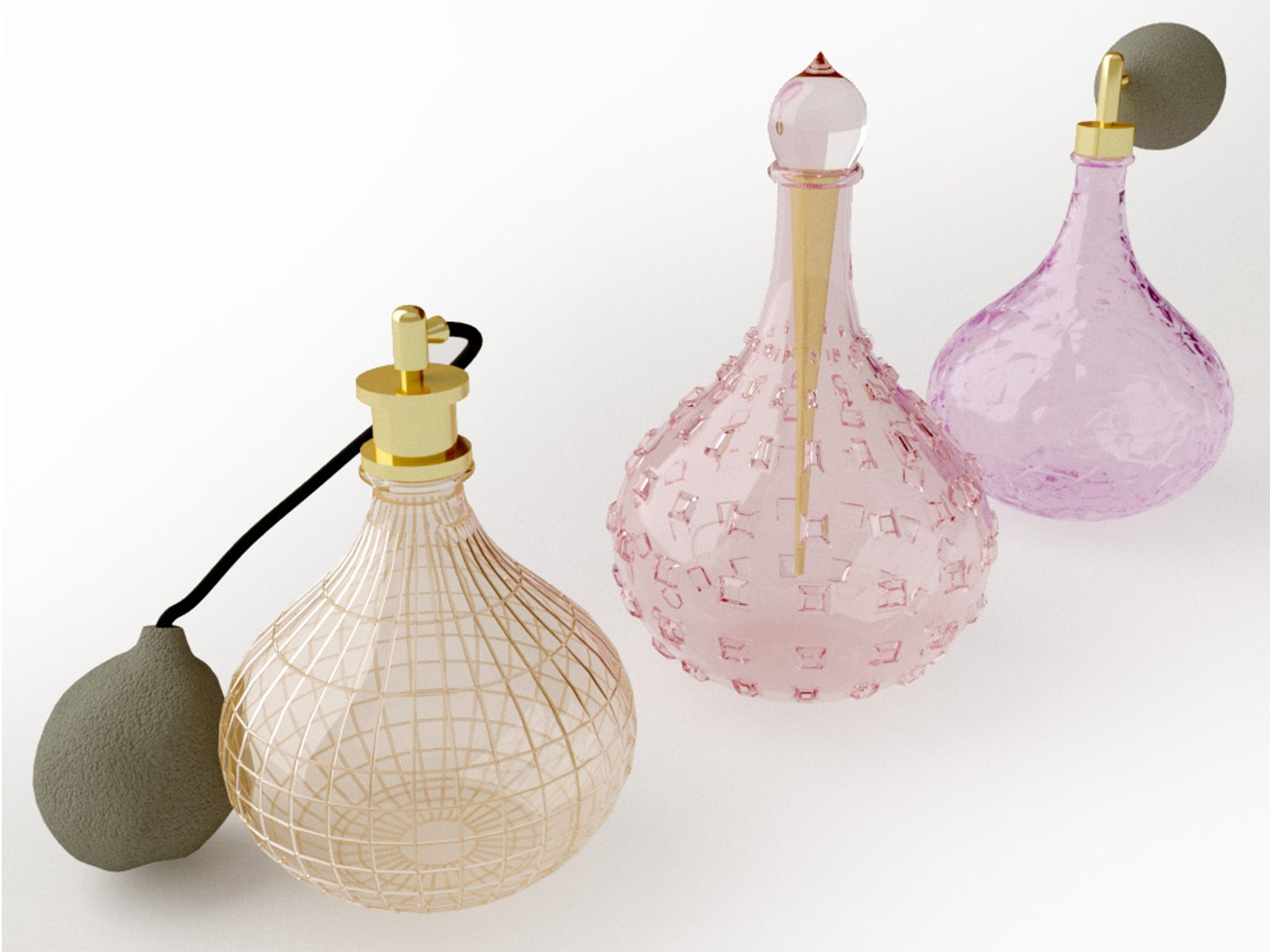 3d Cosmetics Perfume Model