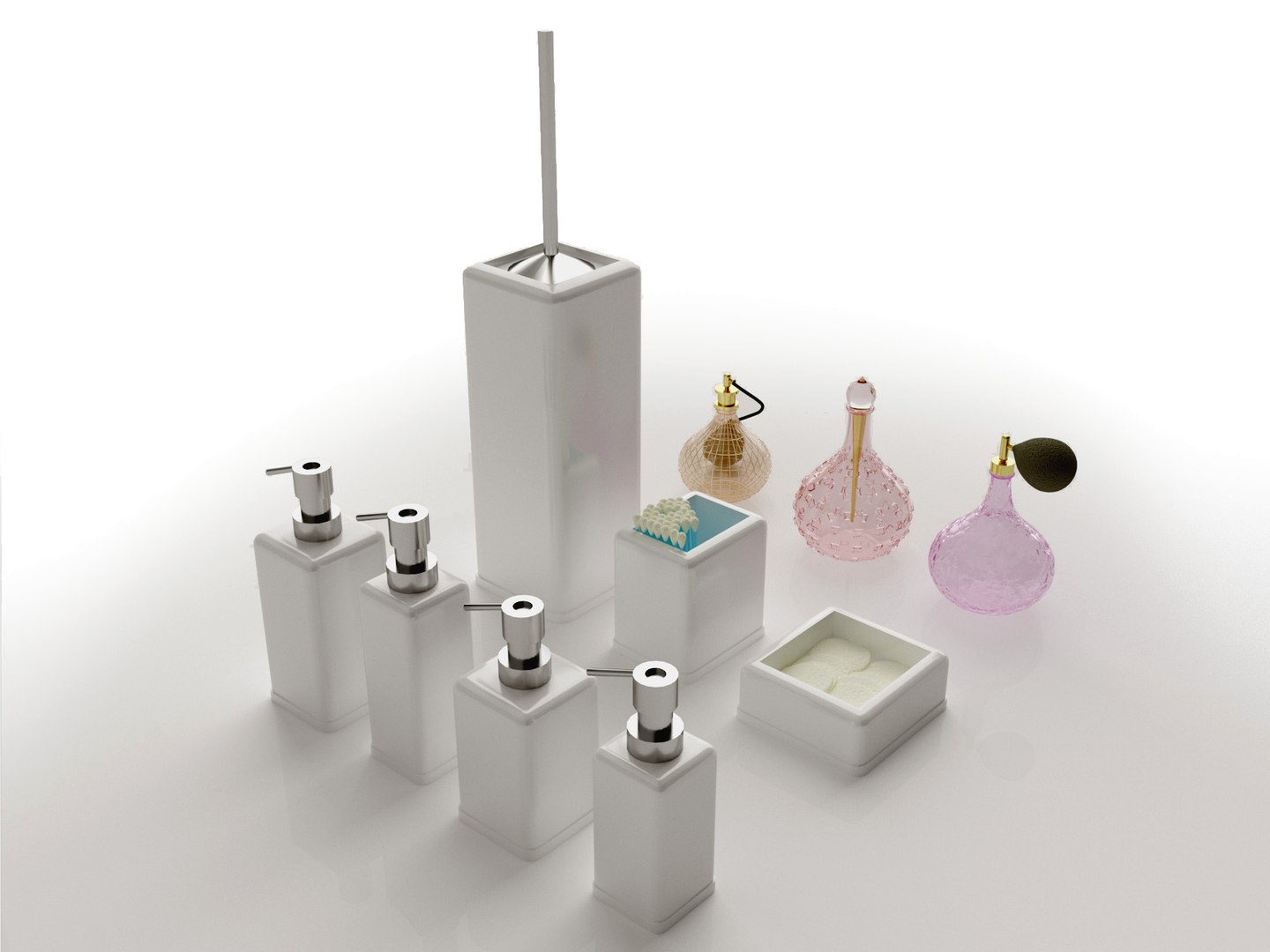 3d Cosmetics Perfume Model