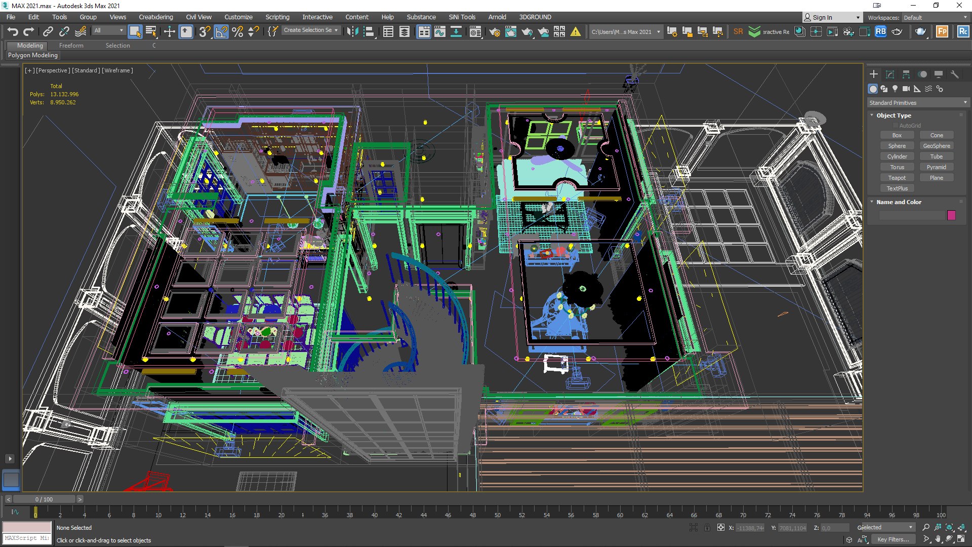 3D Model 1st Floor Of Mr L House - Titan6 - MAX FBX OBJ SKP DEA Simlab - TurboSquid 2167322