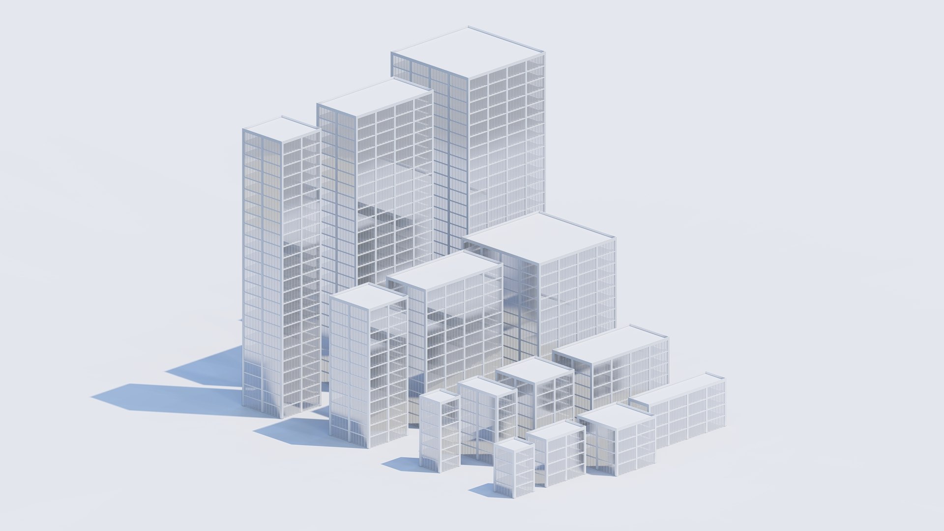 3D 14 Simple building Models Collection A - TurboSquid 1849113