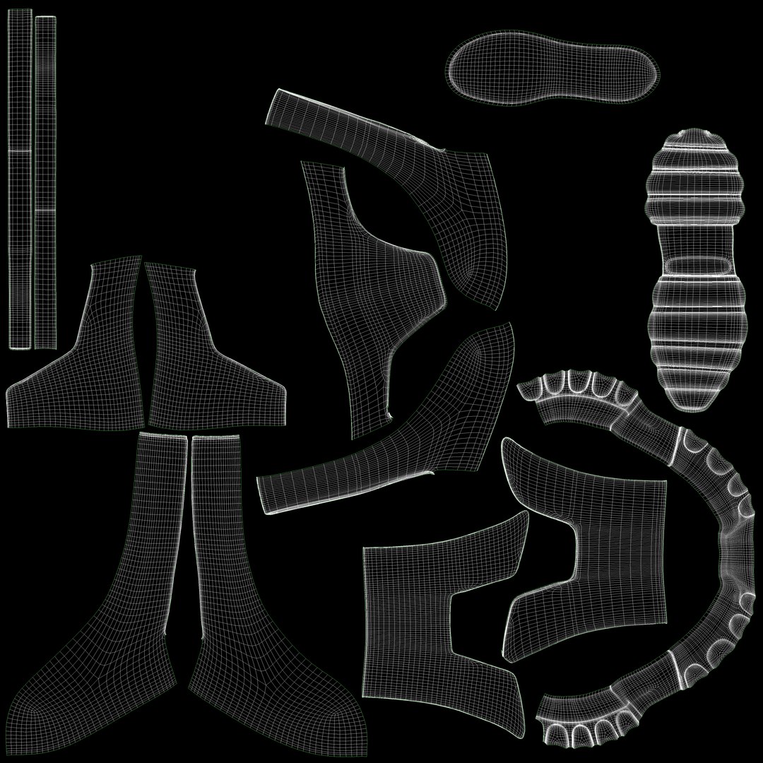 Boots Rick Owens on tractor platform 3D model - TurboSquid 2149576