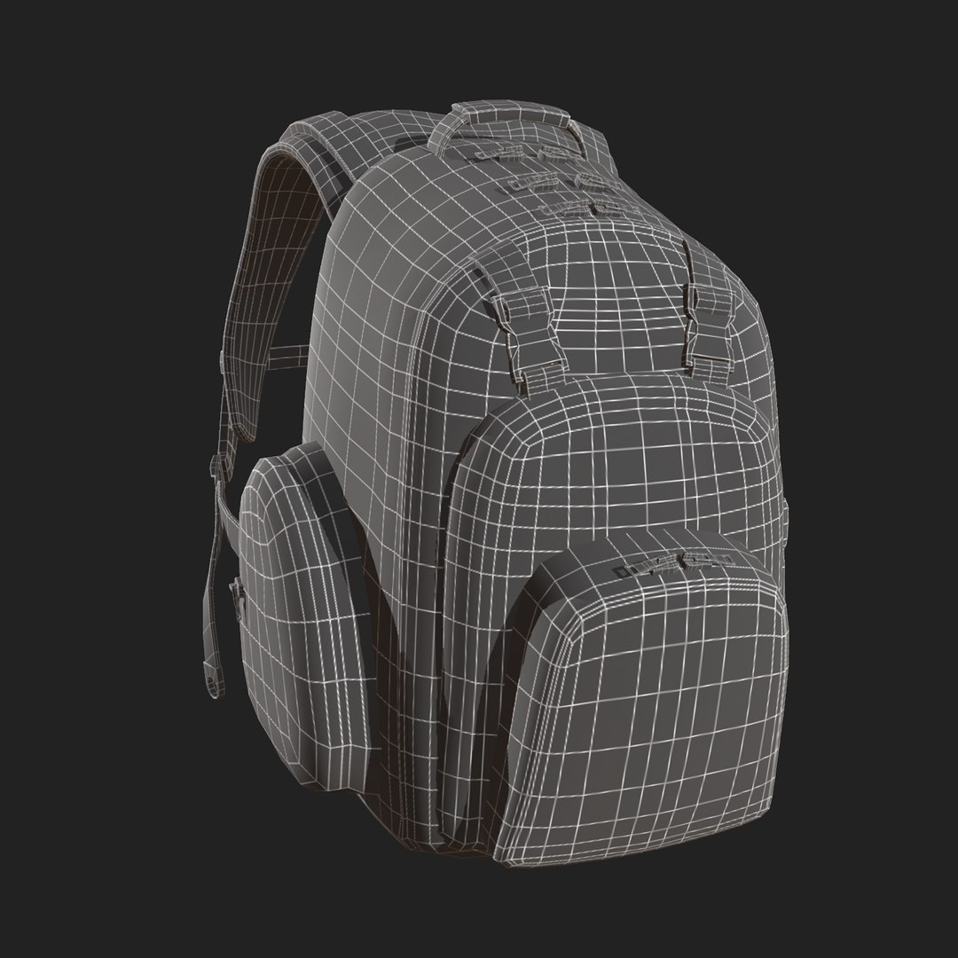 3D Bag Backpack Model - TurboSquid 1483956