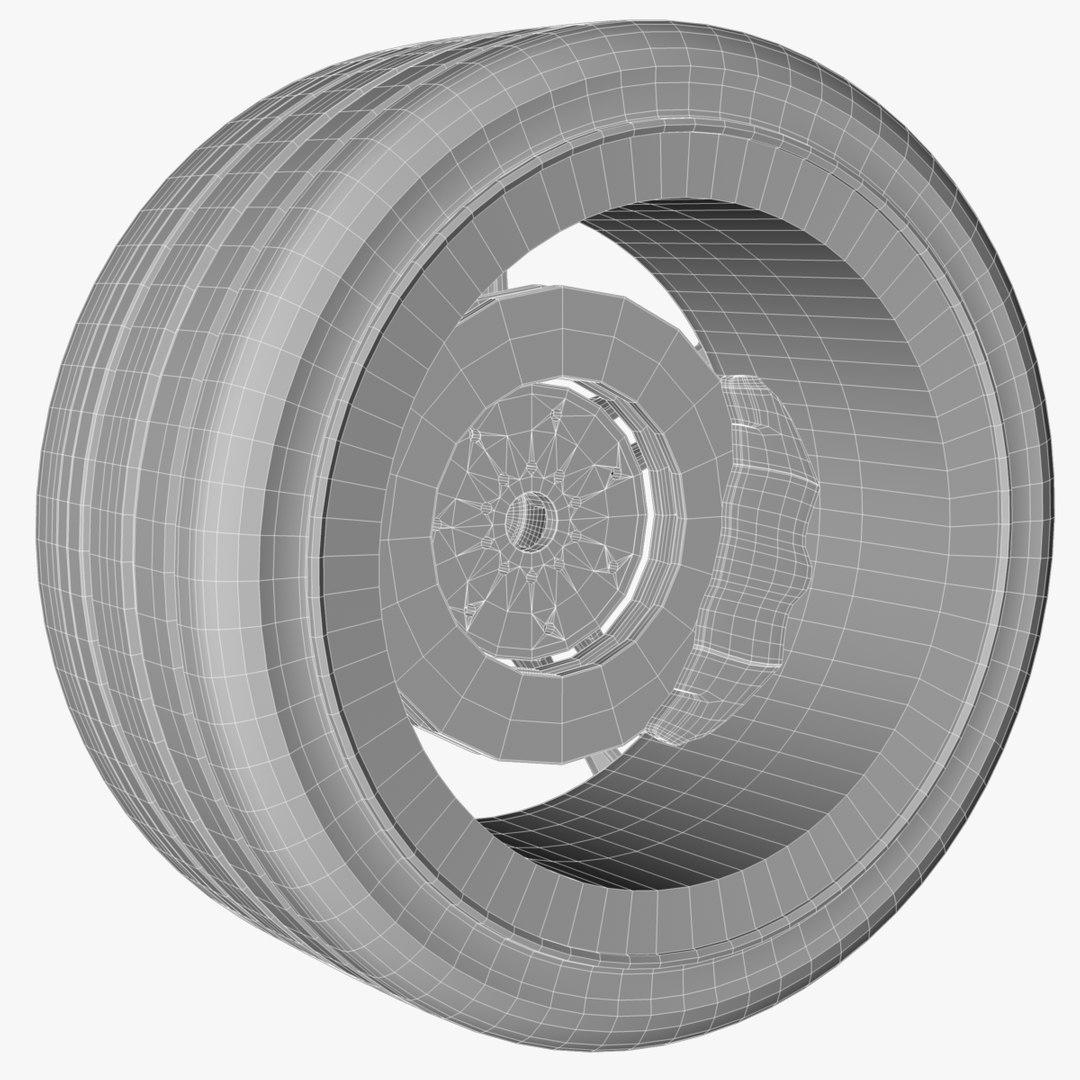 Auto Rim Wheel 3d Obj