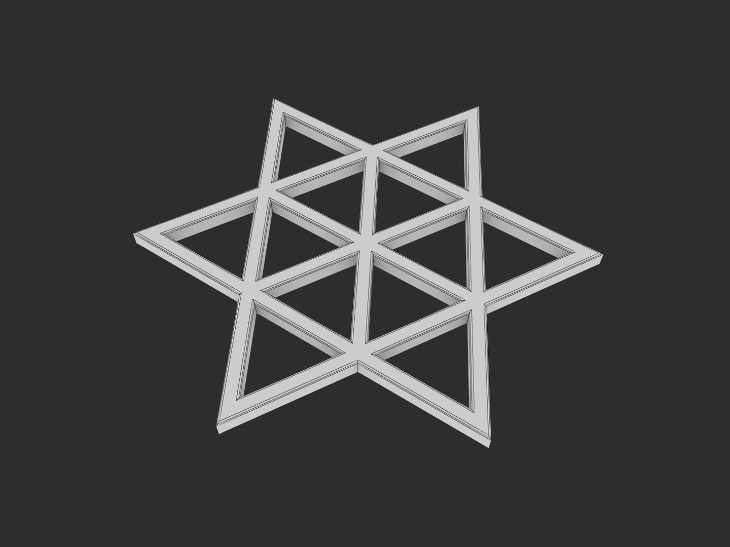 Star David Model - TurboSquid 1429644