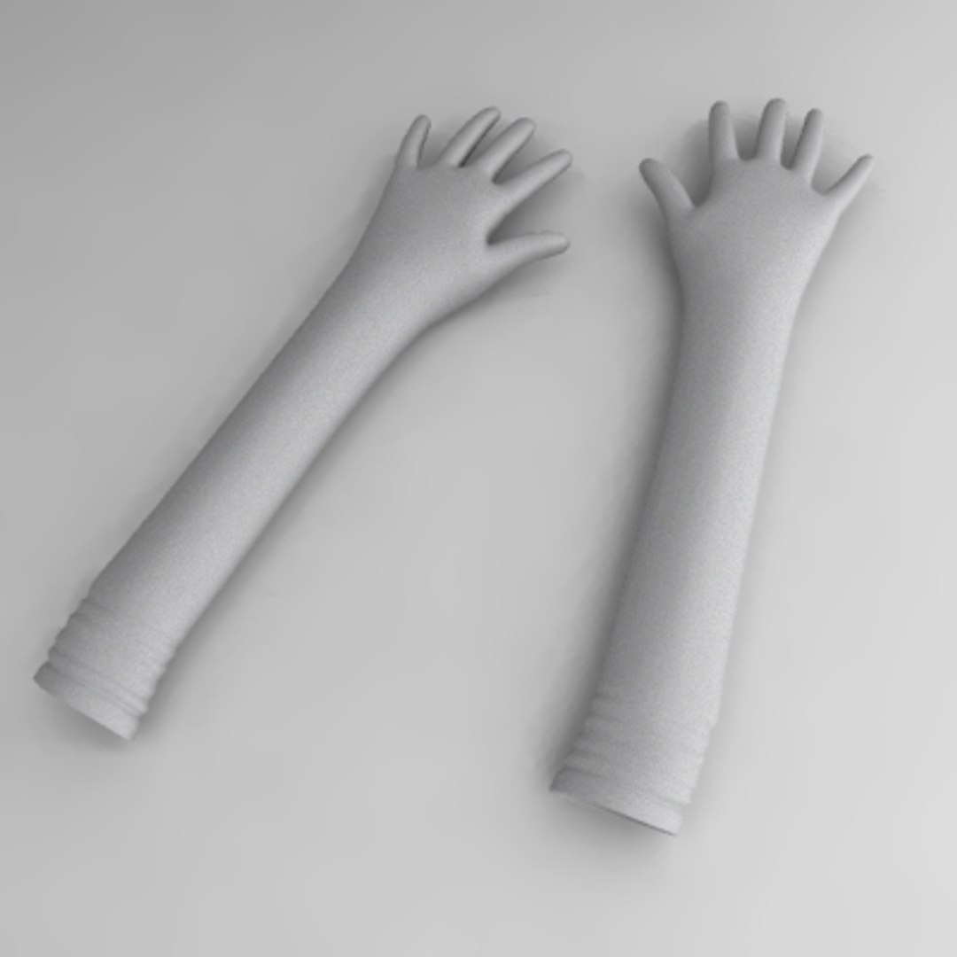 3d Model Gloves