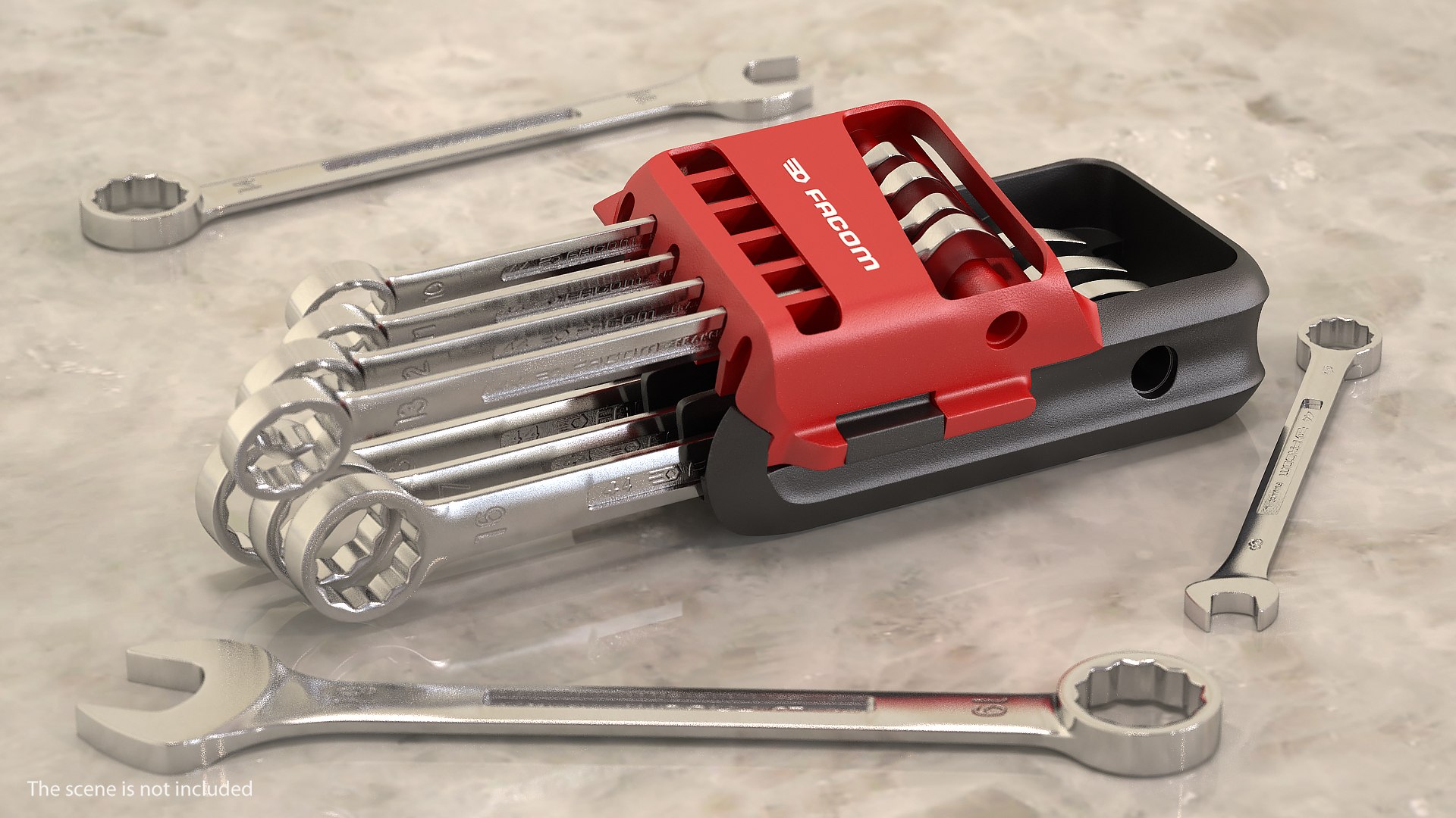 Facom Combination Spanner Set 3D Model - TurboSquid 1418794