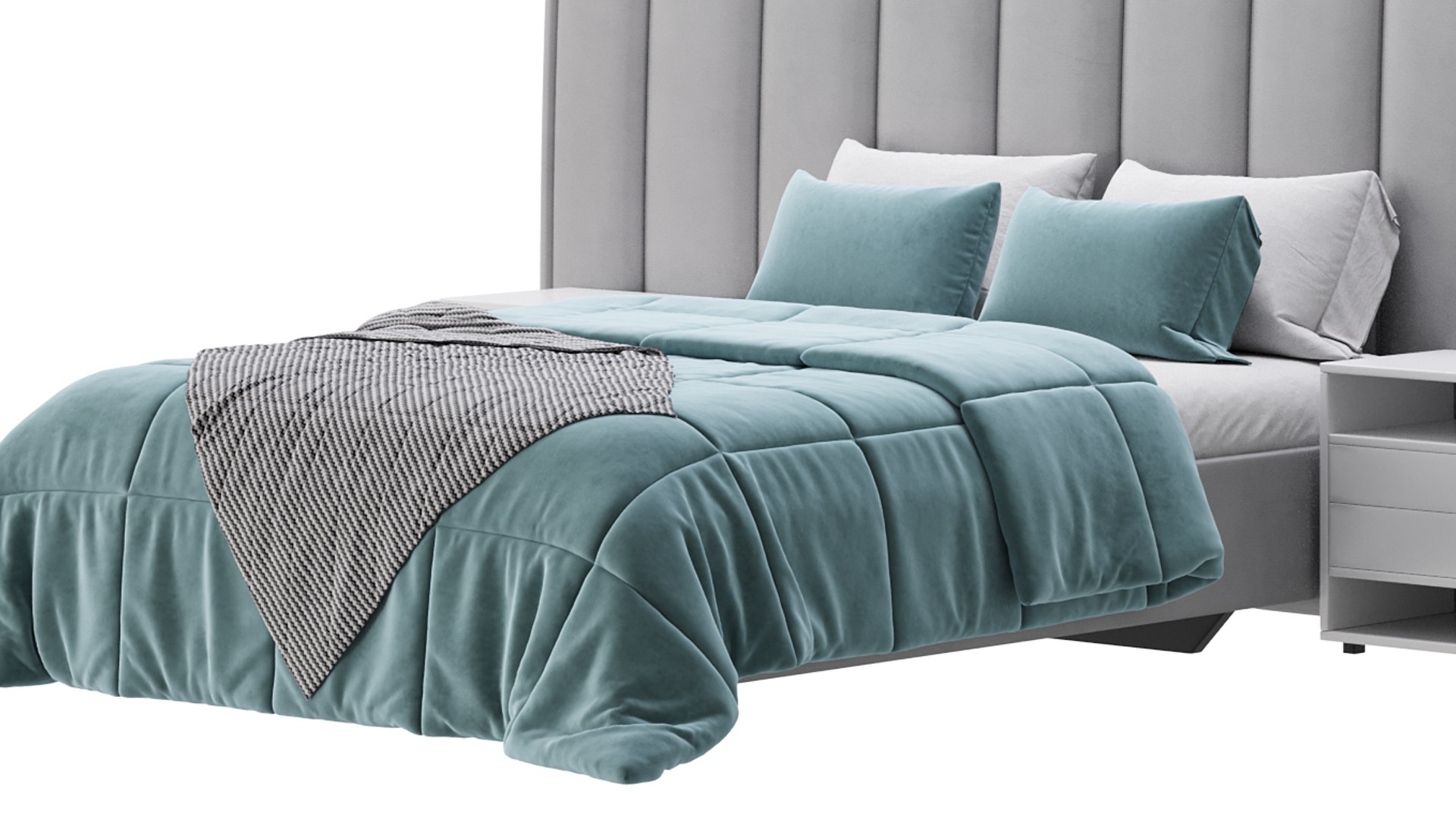 Nikay II Bed Model - TurboSquid 2196044