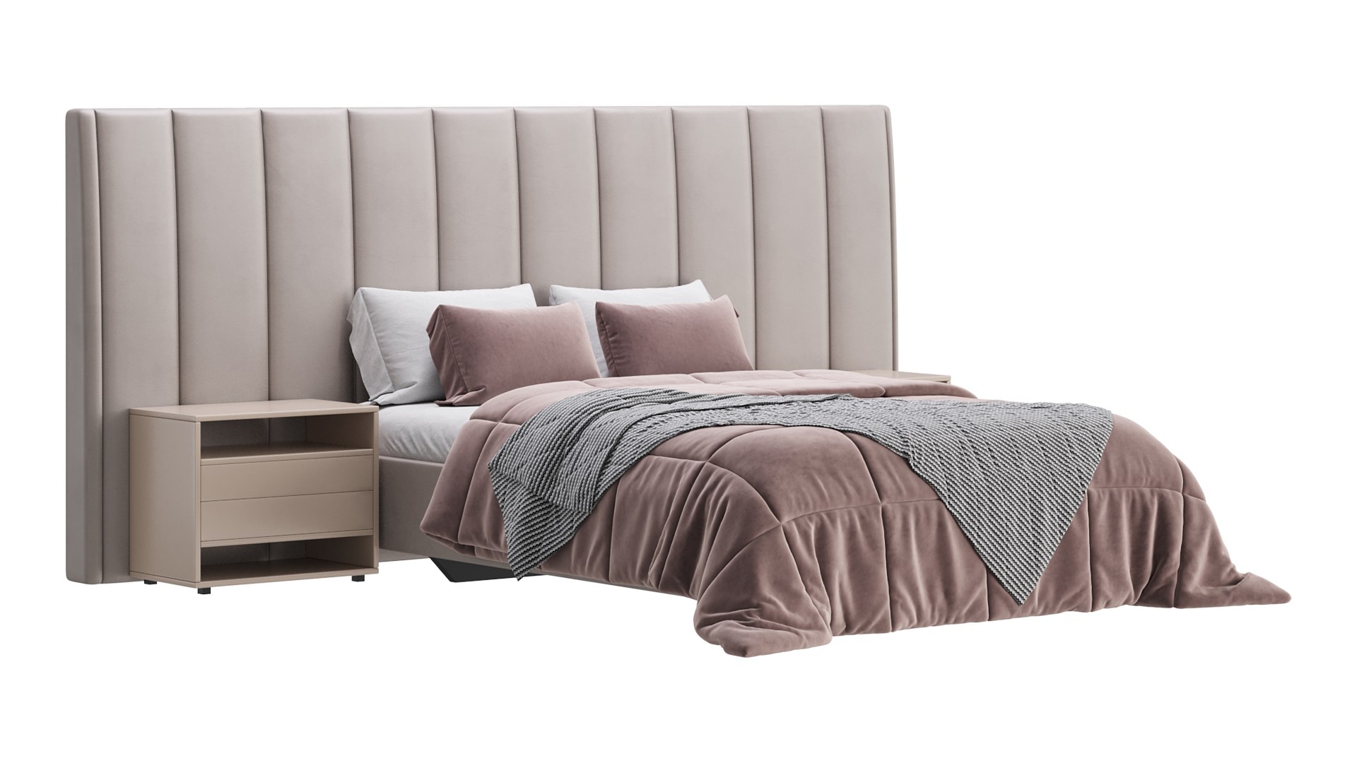 Nikay II Bed Model - TurboSquid 2196044