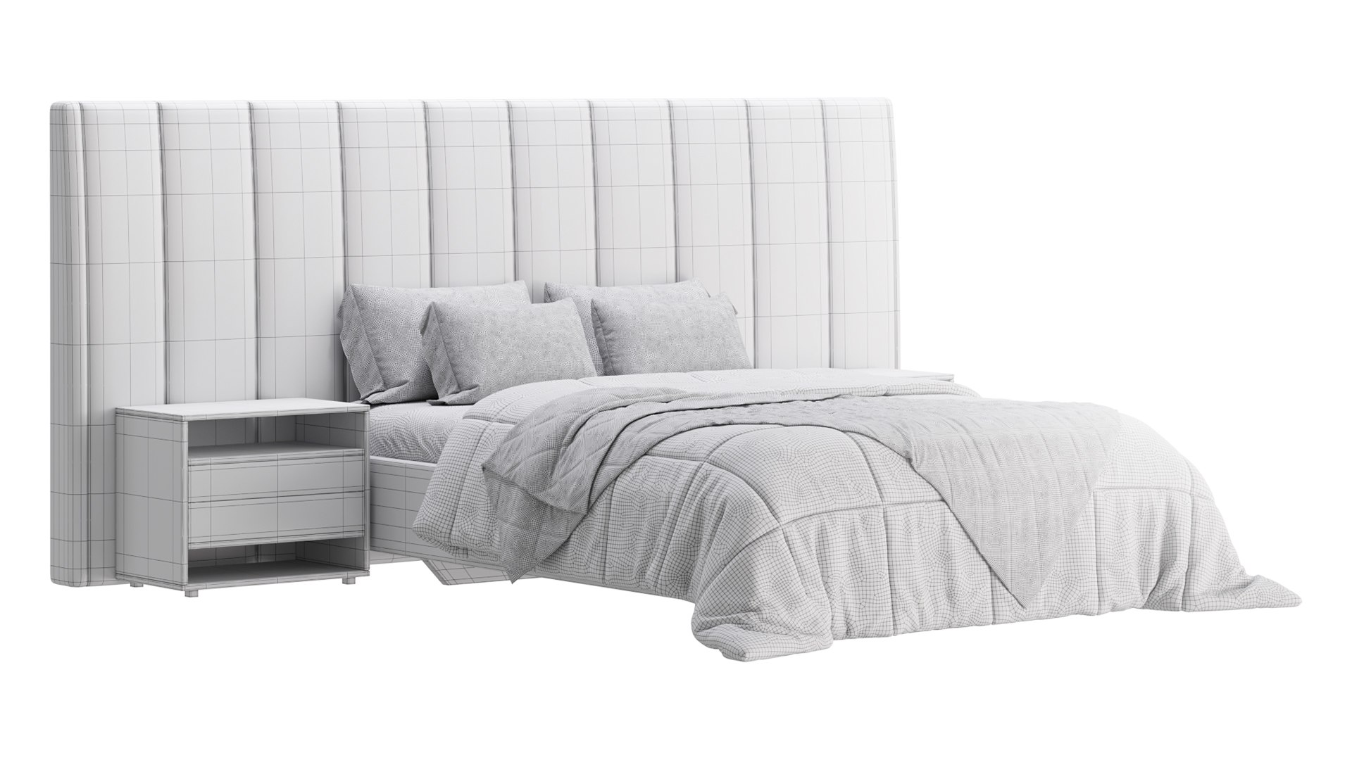 Nikay II Bed Model - TurboSquid 2196044