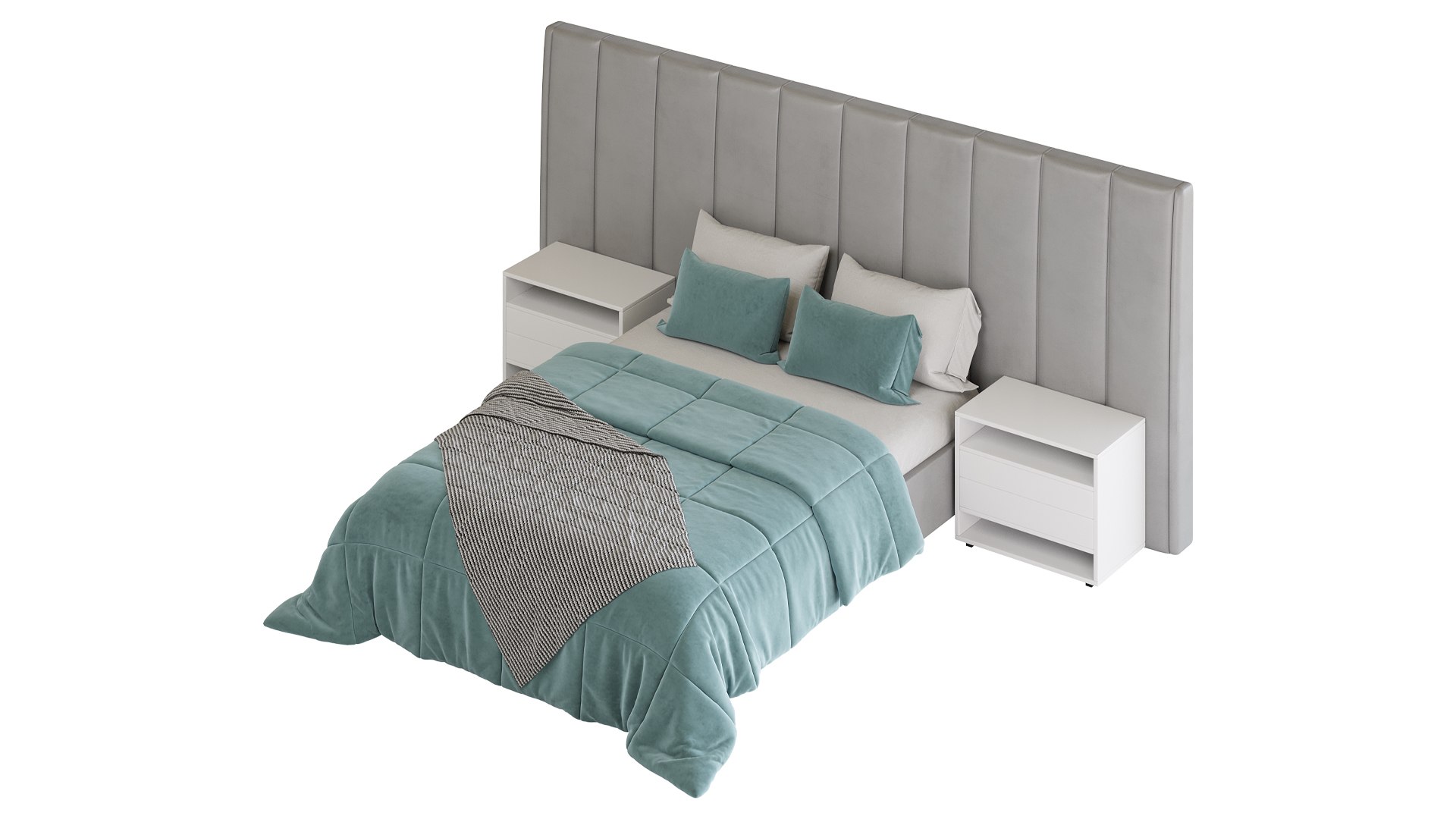Nikay II Bed Model - TurboSquid 2196044