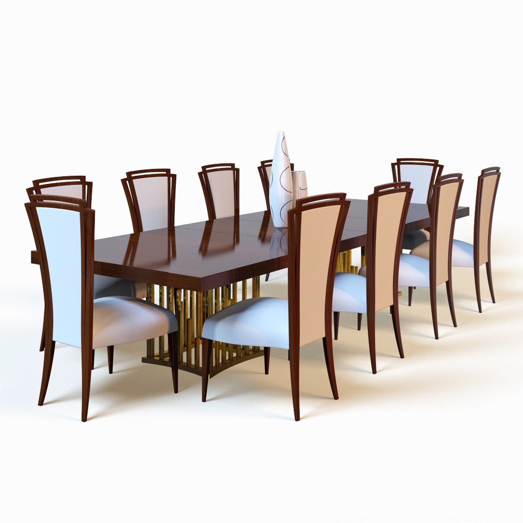 dining table 3d max