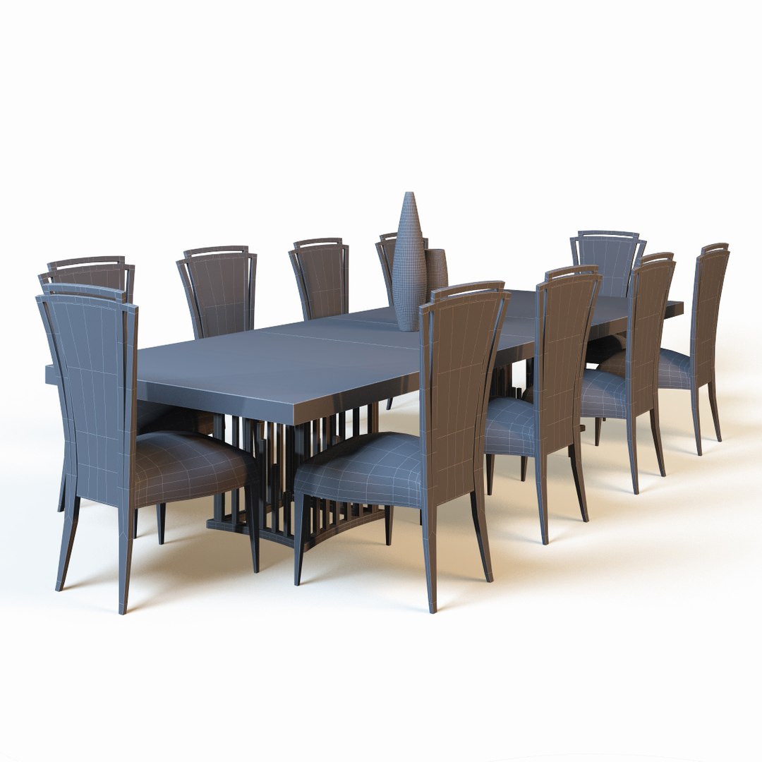 dining table 3d max