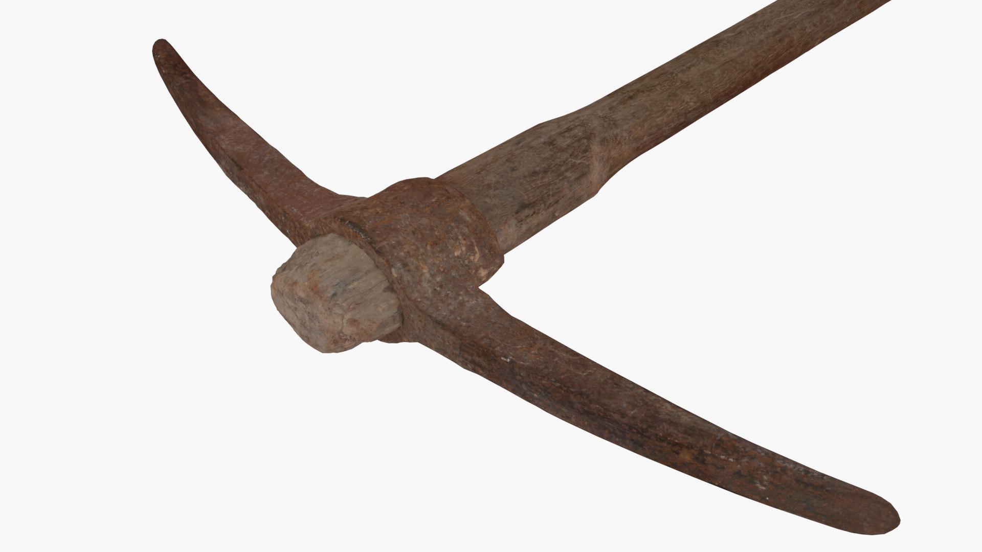 3D Old Pickaxe - TurboSquid 2137310