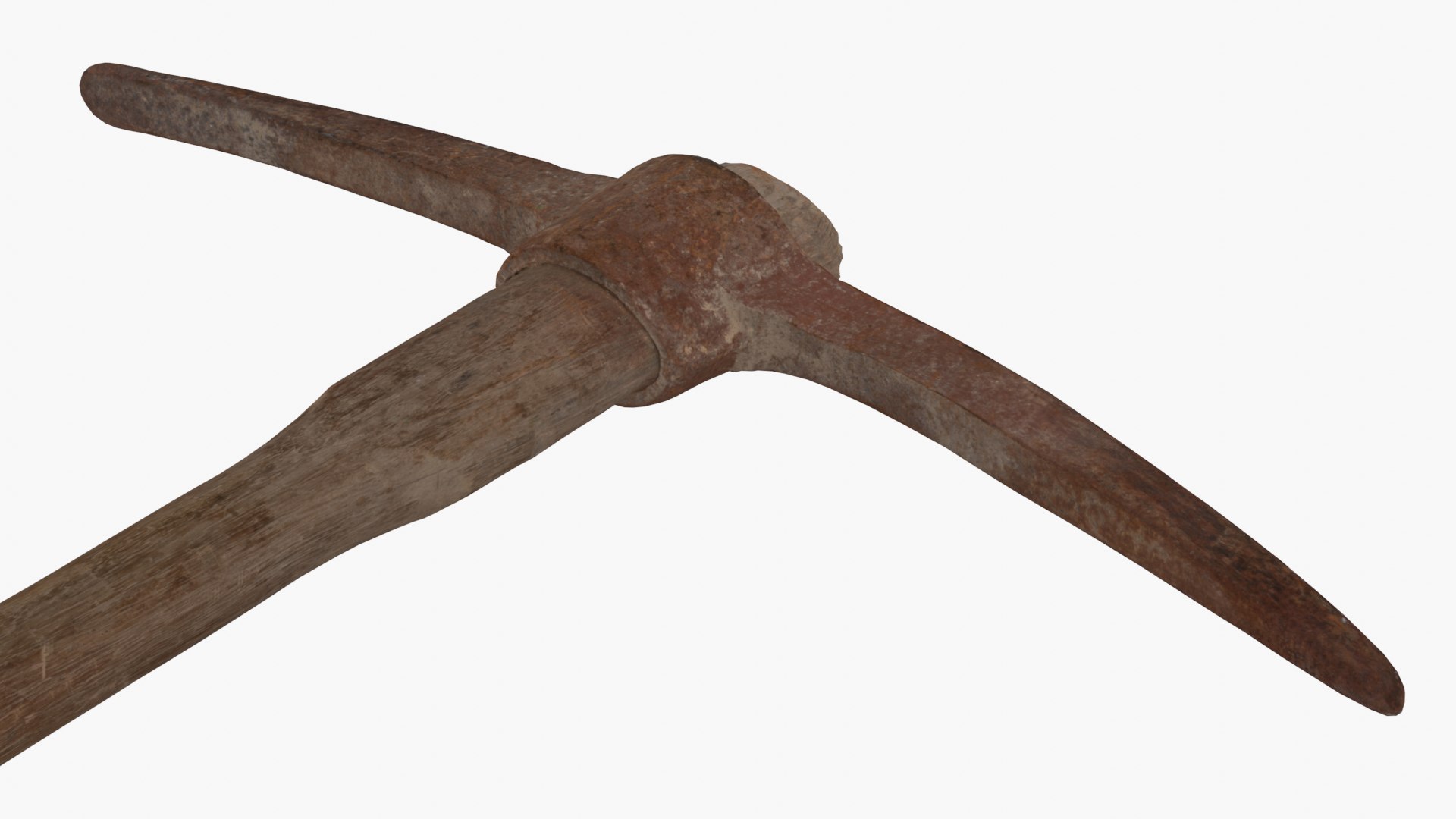 3D Old Pickaxe - TurboSquid 2137310