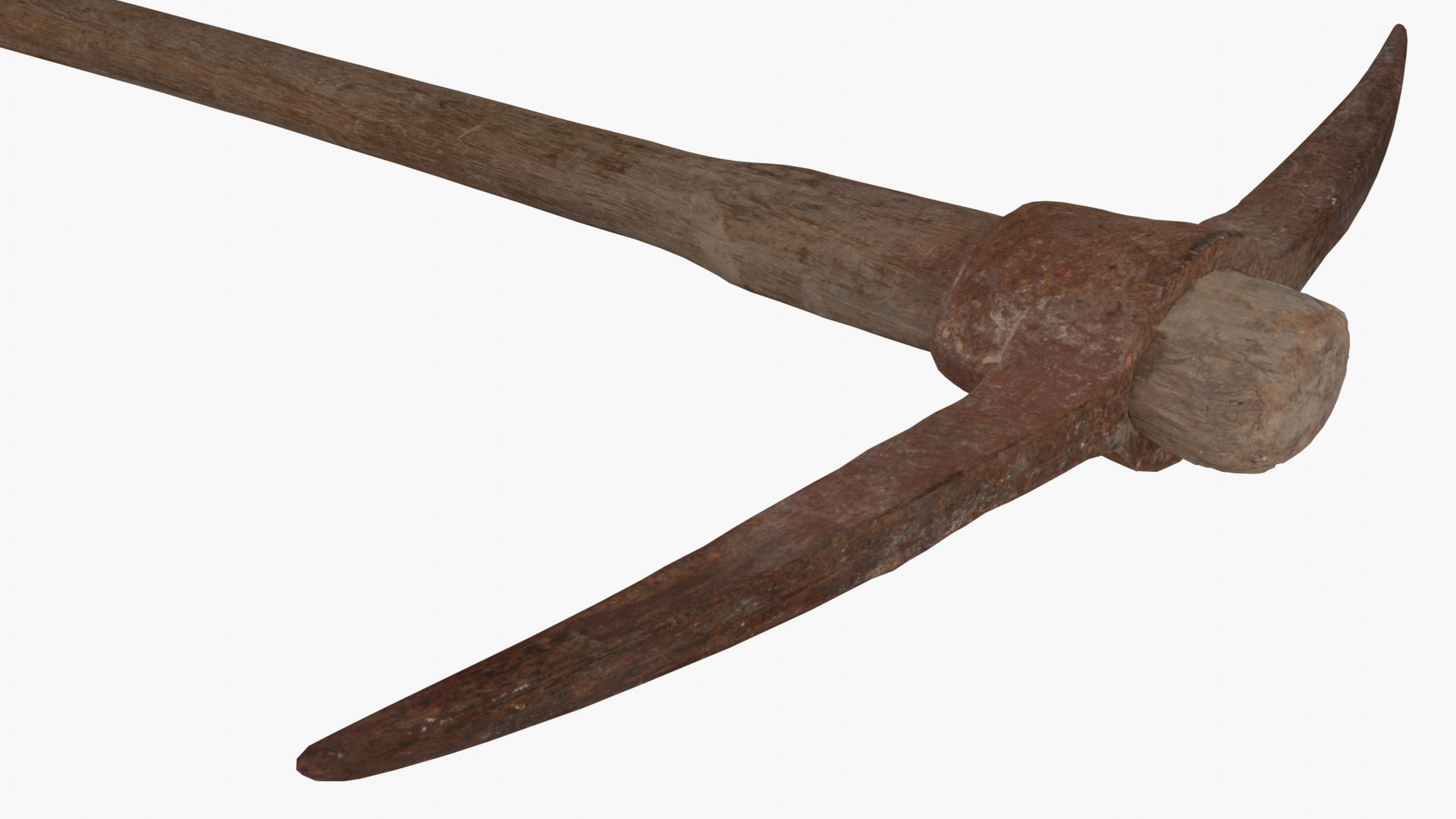 3D Old Pickaxe - TurboSquid 2137310