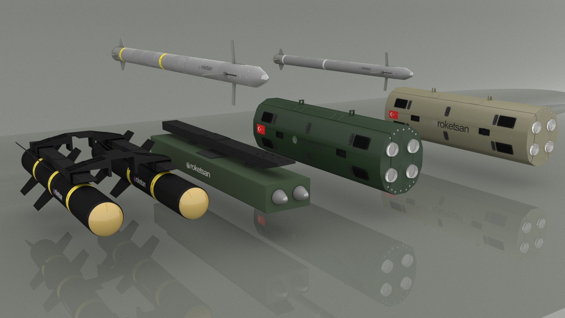 Rocket Missile 3D - TurboSquid 1334499