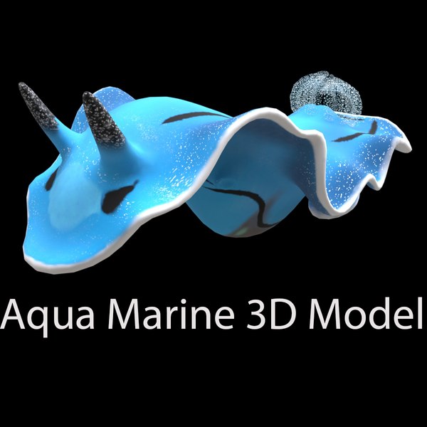 modelo 3d Aqua marine Sea Creature - TurboSquid 2064129