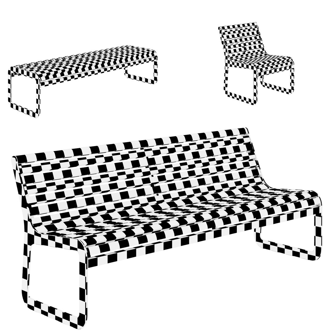 Outdoor Furniture Series Lily 3D Model - TurboSquid 2361942