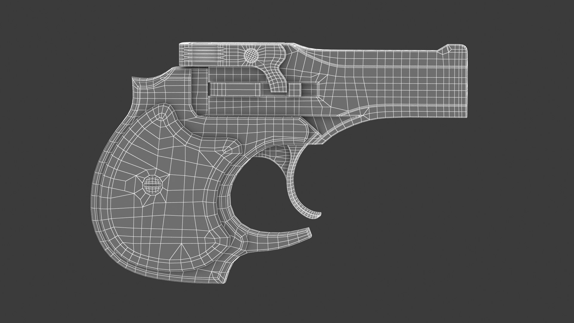 3D High Standard Derringer - TurboSquid 1873677