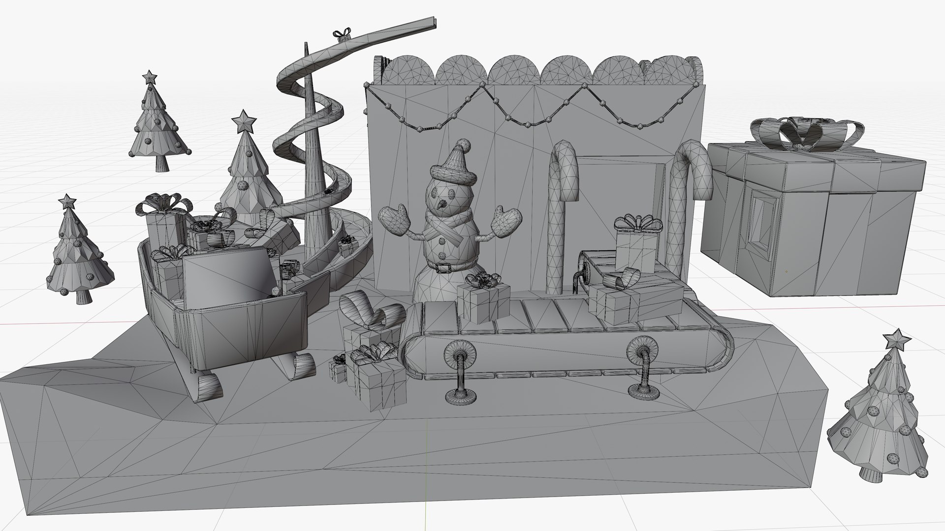 Santas House 3D Model - TurboSquid 1999767