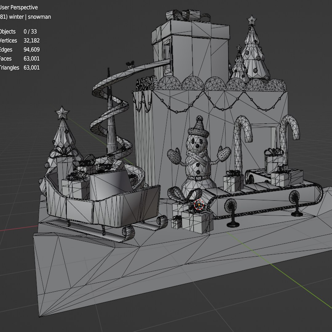 Santas House 3D Model - TurboSquid 1999767