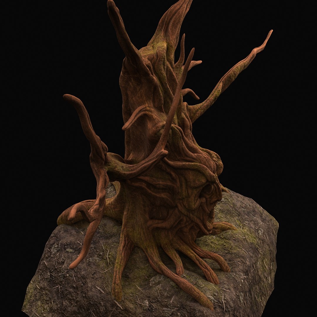 3D Tree Fantasy Druid - TurboSquid 1408656