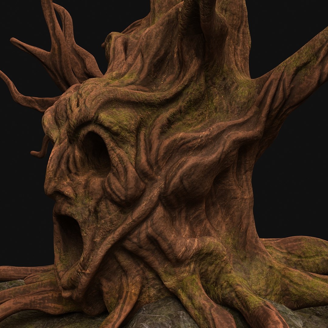 3D Tree Fantasy Druid - TurboSquid 1408656