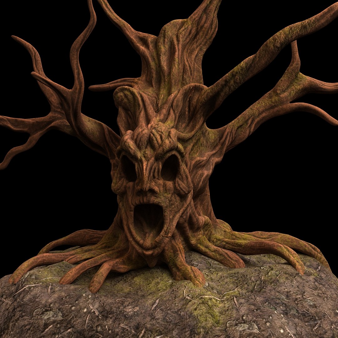 3D Tree Fantasy Druid - TurboSquid 1408656