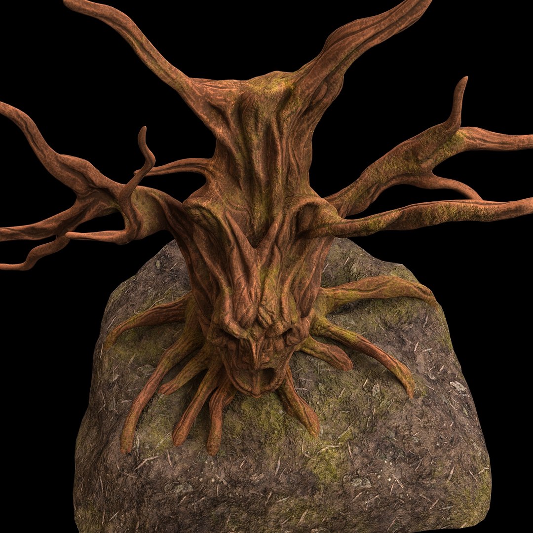 3D Tree Fantasy Druid - TurboSquid 1408656