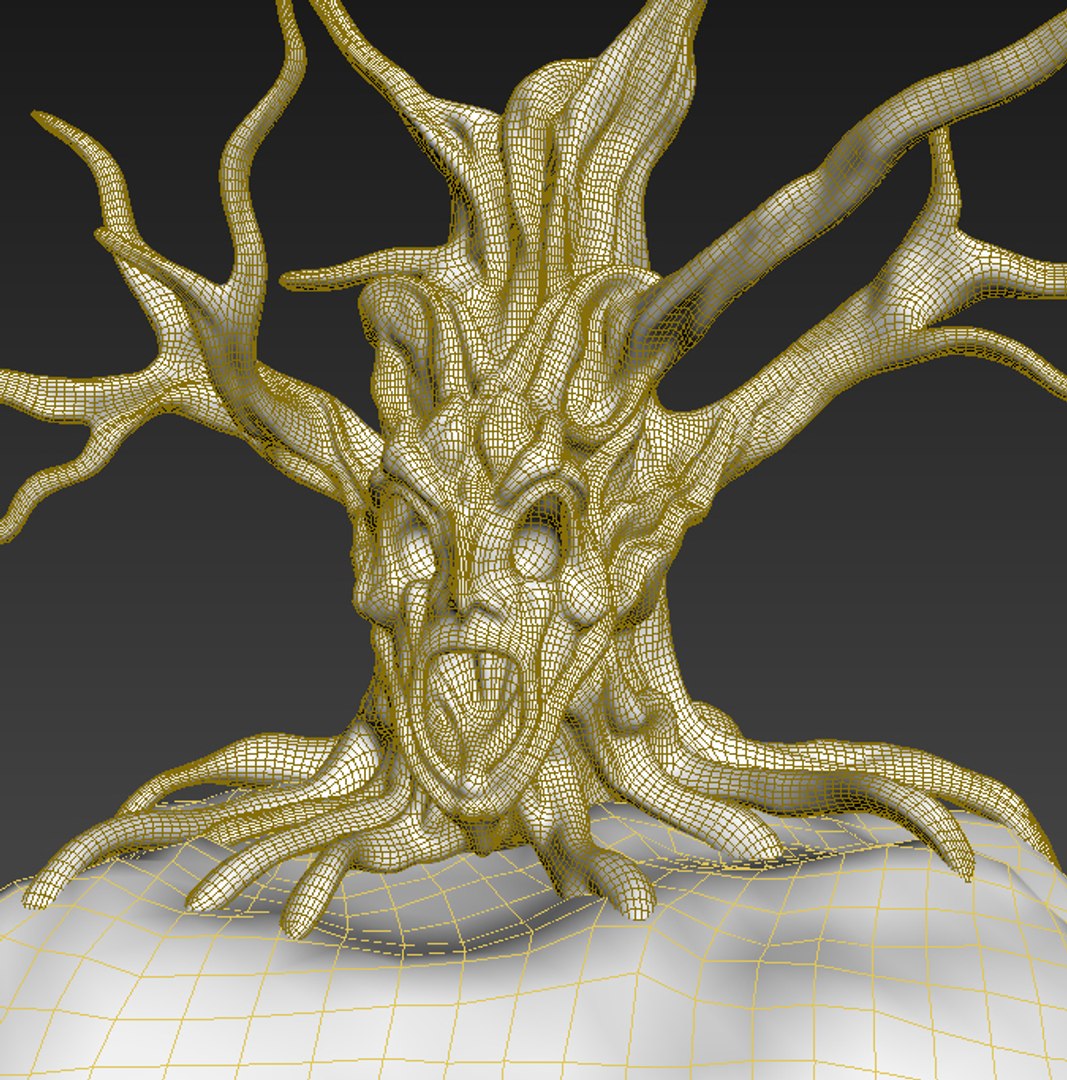 3D Tree Fantasy Druid - TurboSquid 1408656