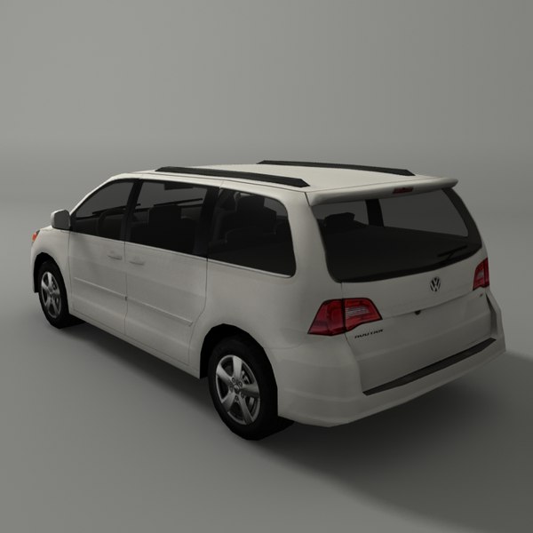volkswagen routan 3d model