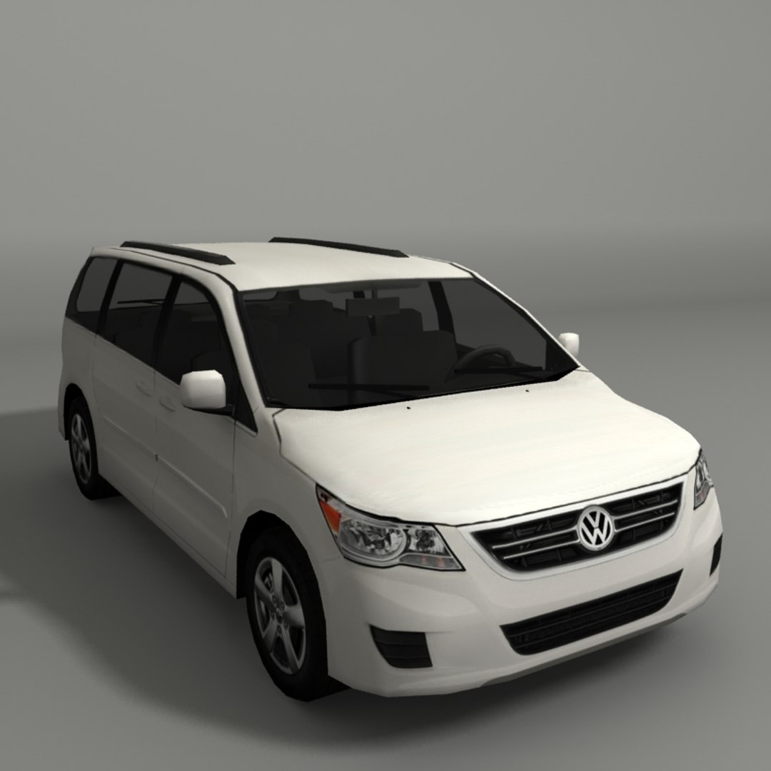 volkswagen routan 3d model