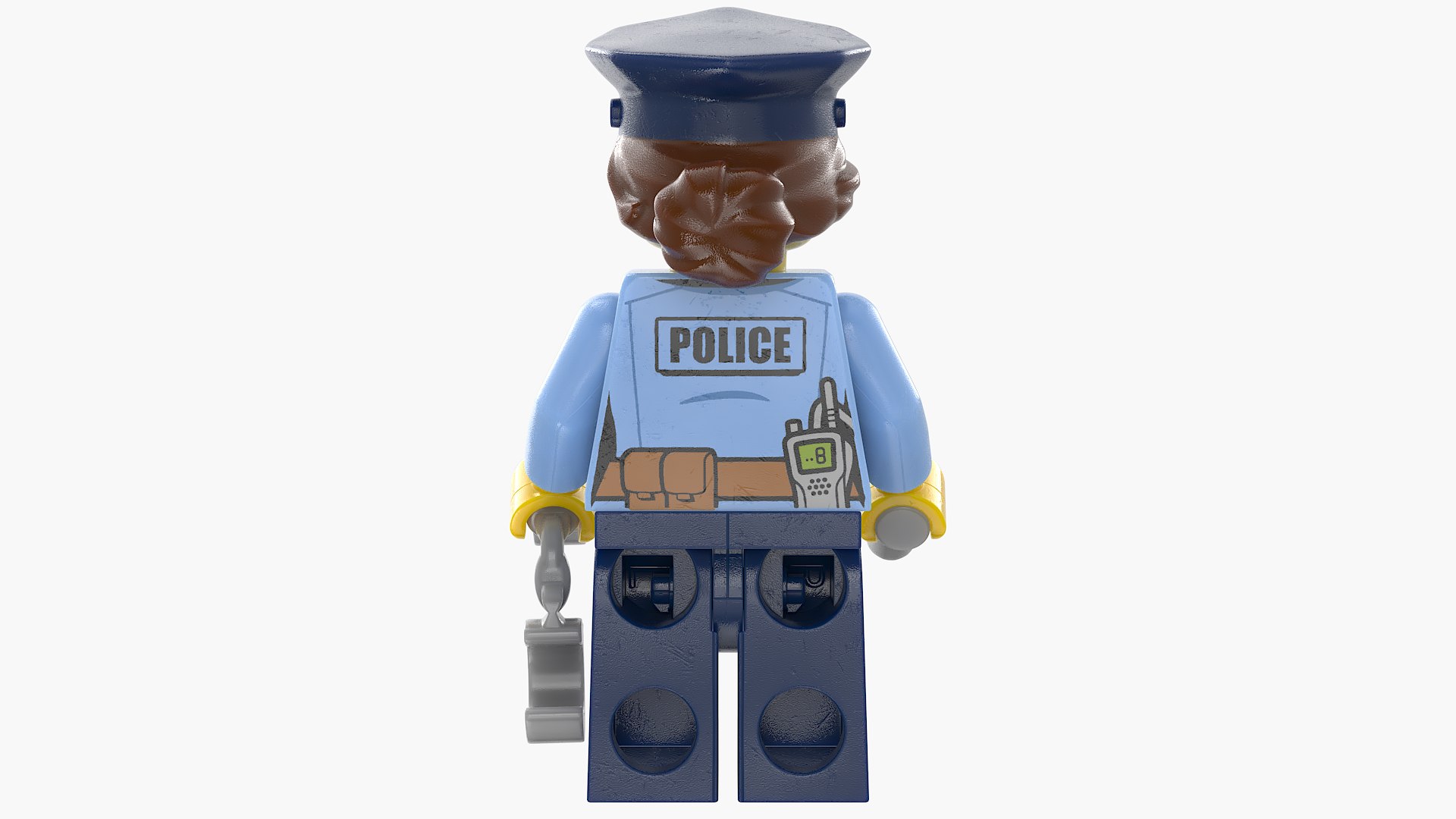 3D Lego Minifig Female Police Model - TurboSquid 2207440