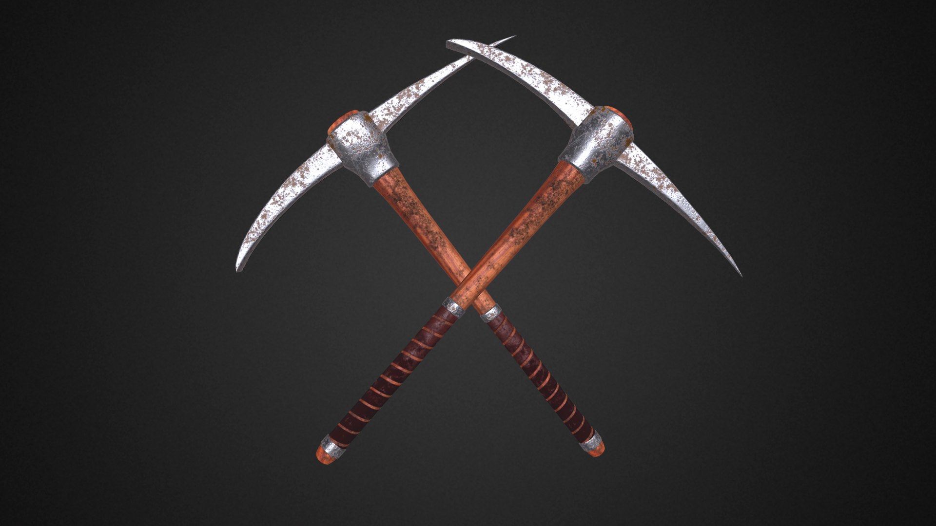 3D Pickaxe Pick Axe - TurboSquid 1688943
