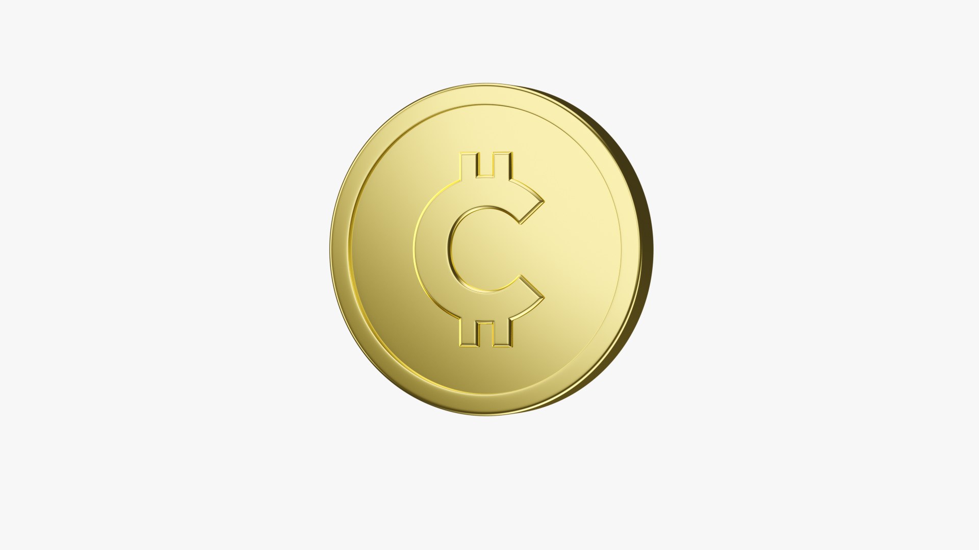3D Abstract Crypto-Coins - TurboSquid 2229397