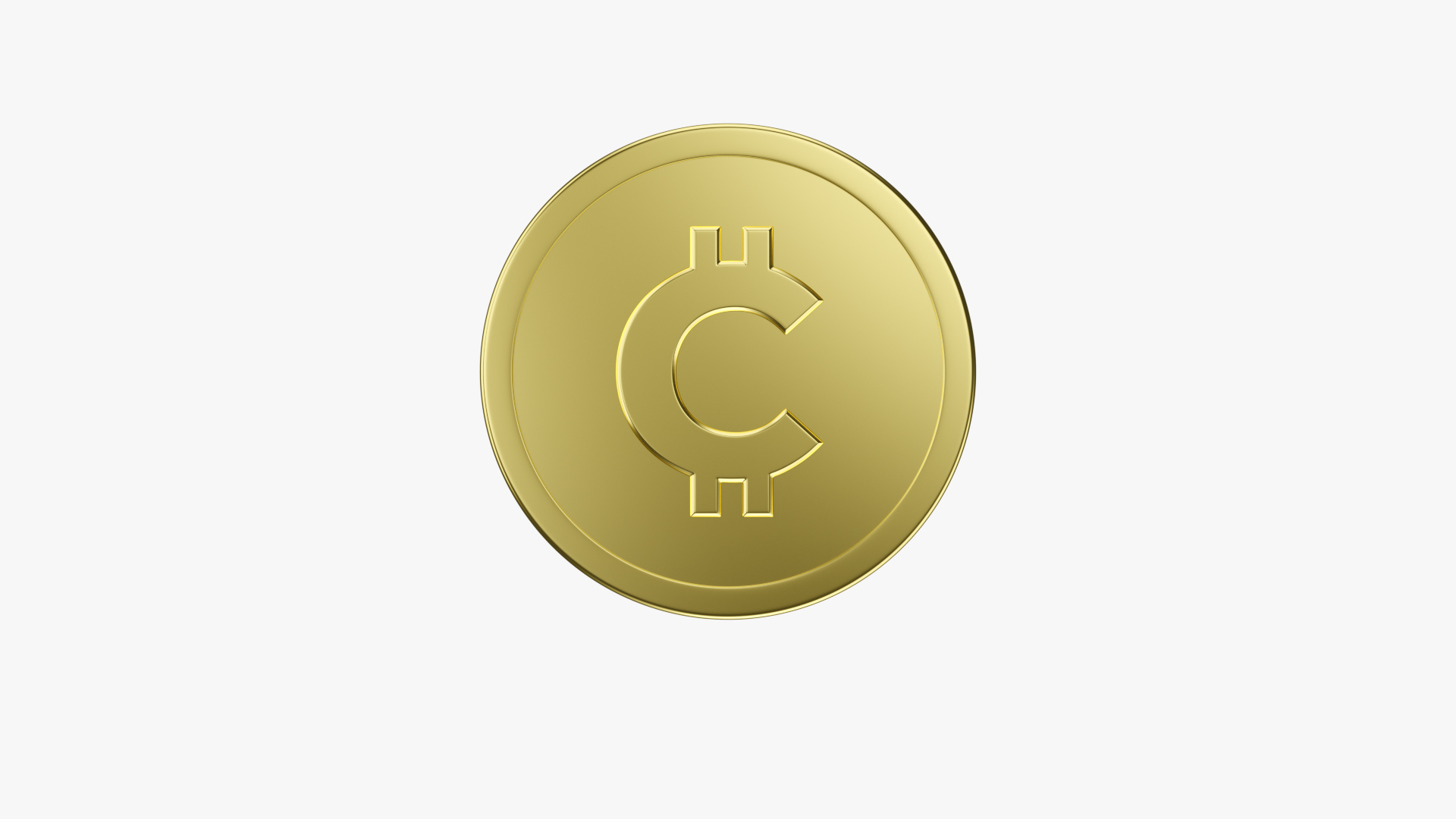 3D Abstract Crypto-Coins - TurboSquid 2229397